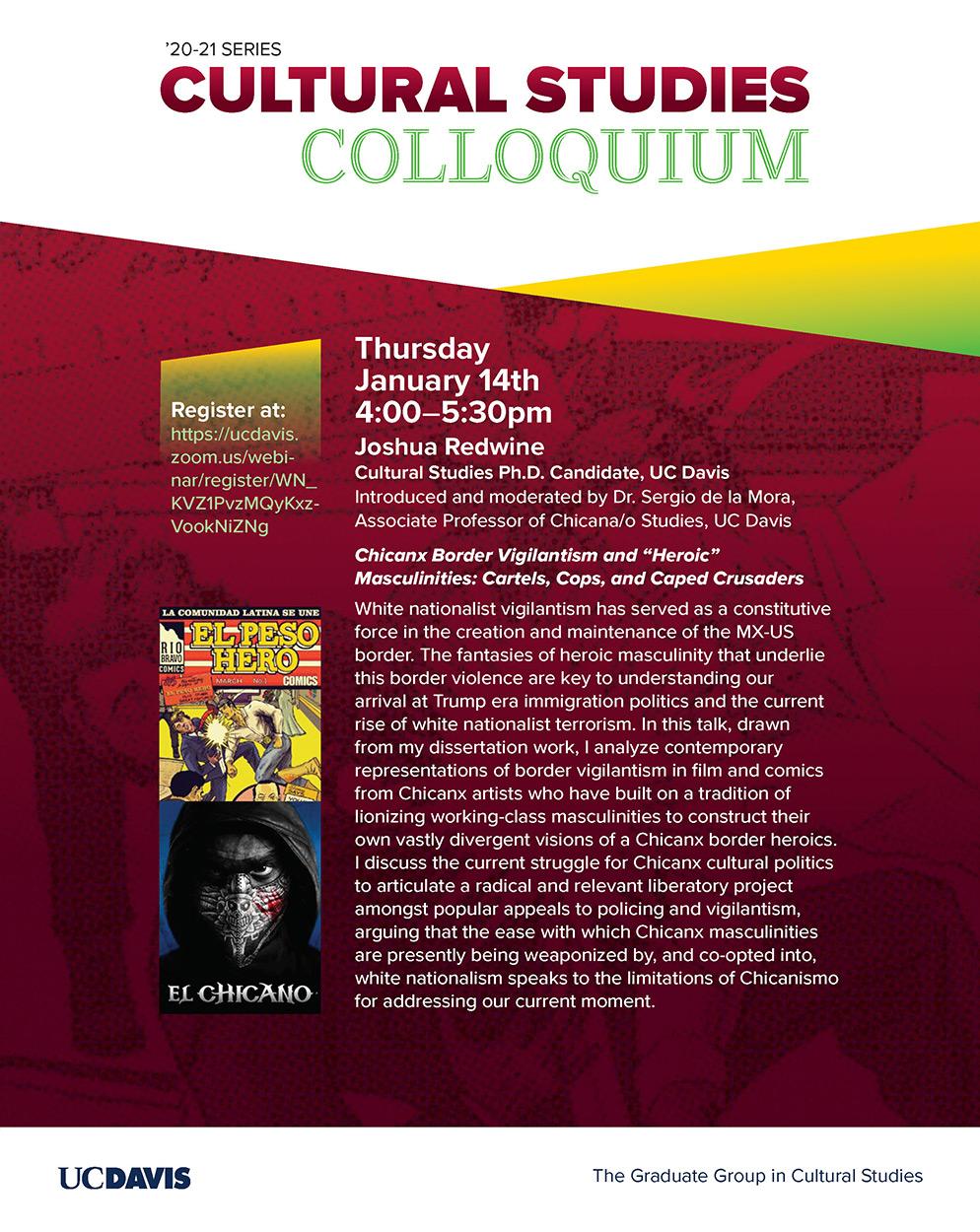 UC Davis Cultural Studies - Colloquium Series